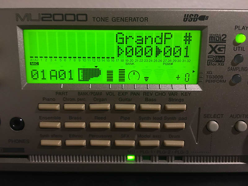 Yamaha MU2000 Tone Generator | Reverb