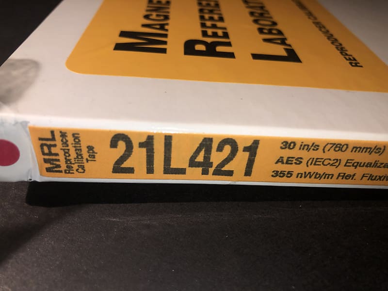 MRL 1/4" AES Alignment Tape 21L421 2020 - Sealed Box | Reverb