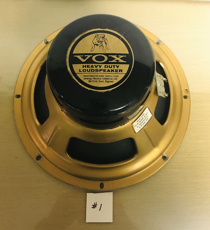 Vox Gold Bulldog 12" speaker 1960's -EX | Reverb