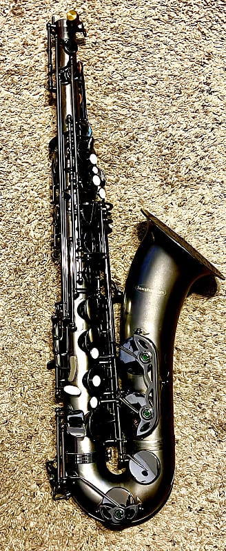 Saxophone.com Large Bell Tenor Saxophone Matt gray with | Reverb