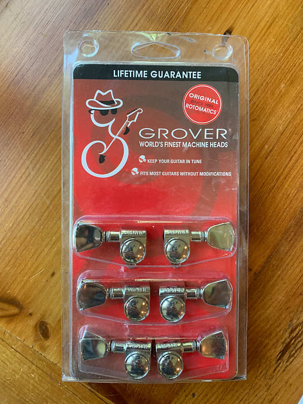 Genuine Grover Original Rotomatic 3x3 Nickel, Keystone Button | Reverb
