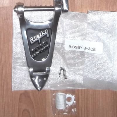 Bigsby® B3CB Tremolo Vibrato Tailpiece~Chrome~USA~"V" HInge | Reverb