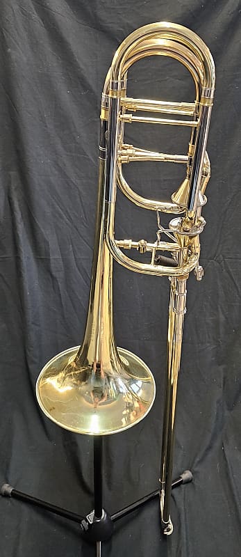 Edwards (Getzen) Bass Trombone B454(E) 1997 Yellow w/ case | Reverb