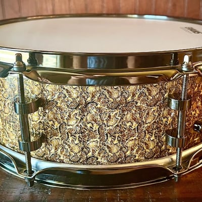 DrumPickers Custom 14x5” Snake Skin Snare | Reverb