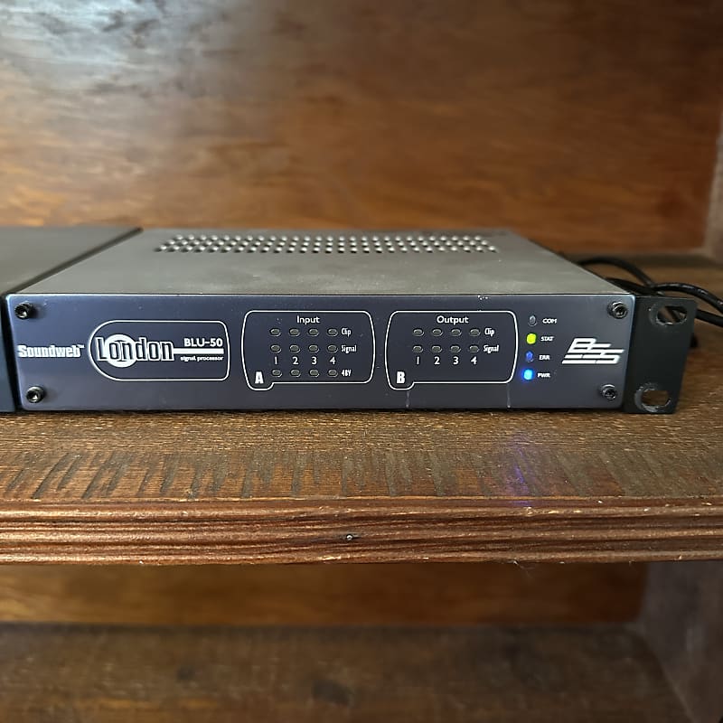 BSS Blu-50 Soundweb London signal processor 4 in 4 out 4x4 | Reverb