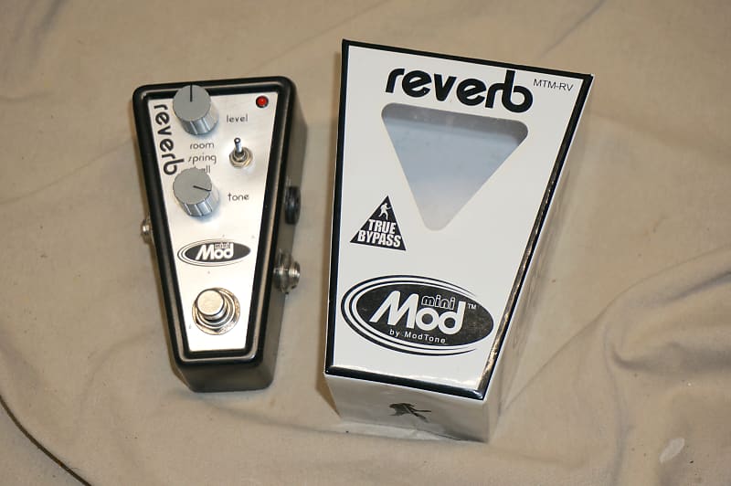 ModTone Mini-Mod Reverb Guitar Effects Pedal with Box | Reverb