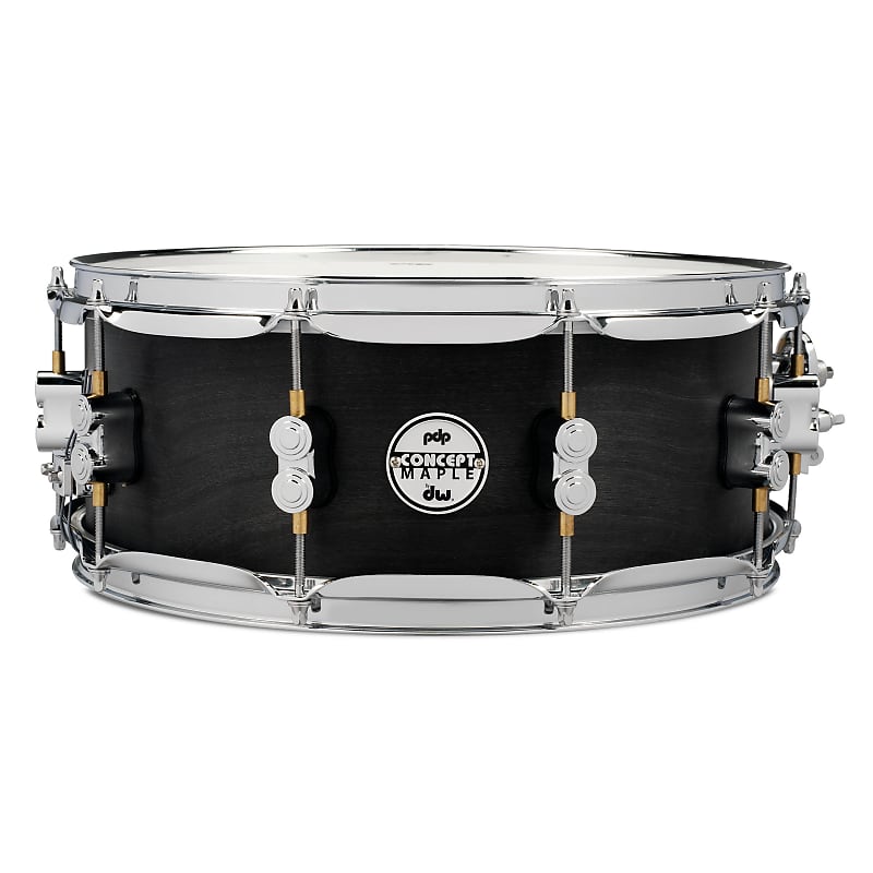 PDP 14" x 5.5" Black Wax Maple Snare Drum | Reverb