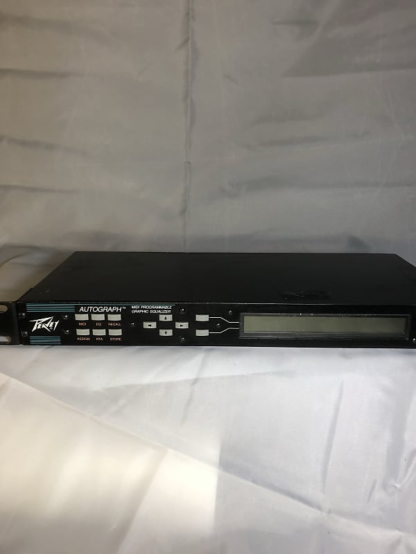 Peavey Autograph midi programmable graphic equalizer | Reverb UK