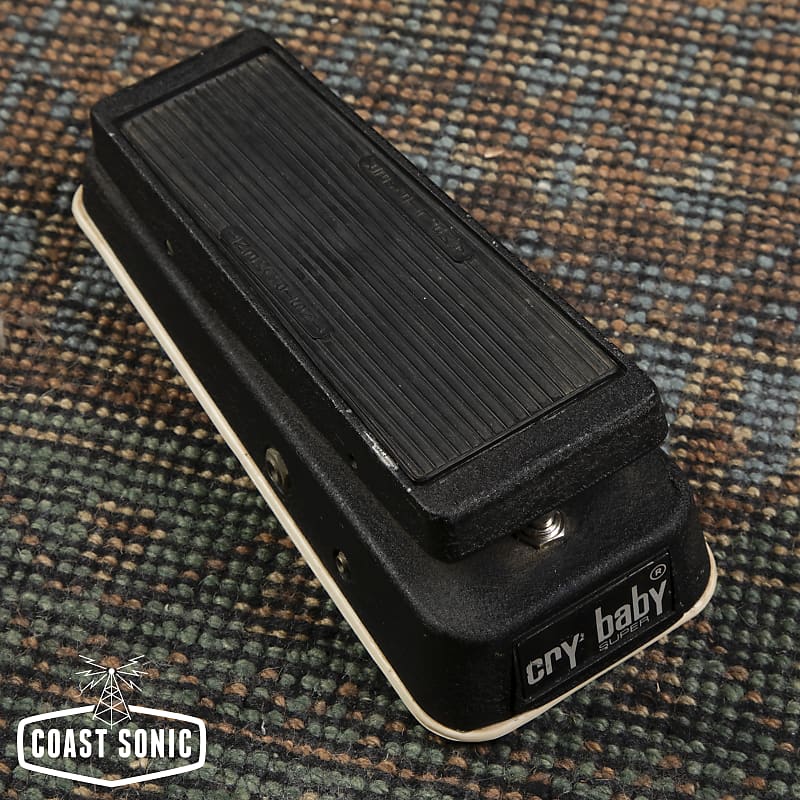 Vintage 1970's Jen Crybaby Super Wah Made in Italy with White | Reverb