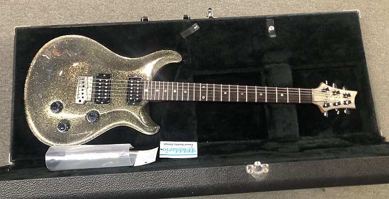 PRS CE-3 24 Fret Dot Abalone Inlays 1996 - Gold Holoflake | Reverb