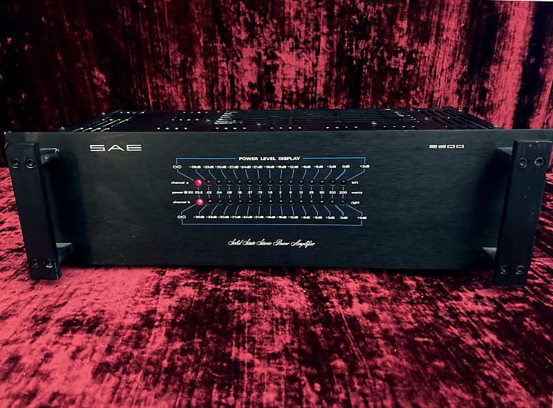 SAE 2200 Vintage Hi-Fi Stereo Power Amplifier • Tested • | Reverb