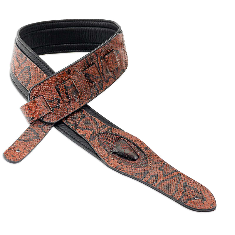 Copperhead Brown Snake Pattern Strap with Snakehead W&W SF-01 | Reverb