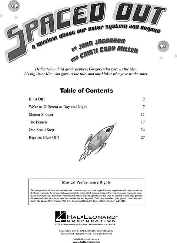 Spaced Out! - A Musical About Our Solar System and Beyond | Reverb