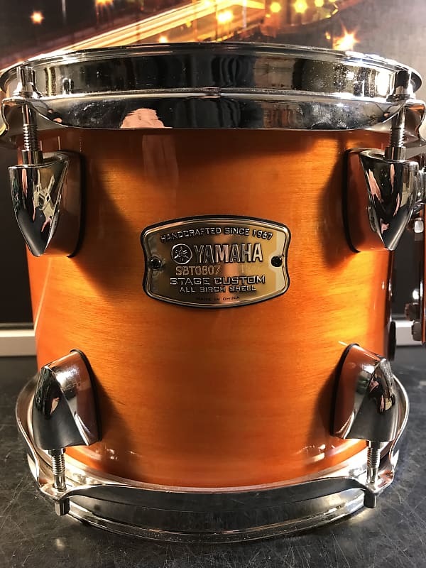 Yamaha Stage Custom Birch 8” Rack Tom 2010s - Natural Wood | Reverb