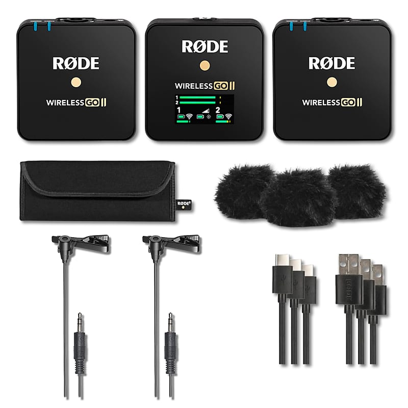 Rode Wireless GO II Dual Compact Digital Wireless Microphone | Reverb
