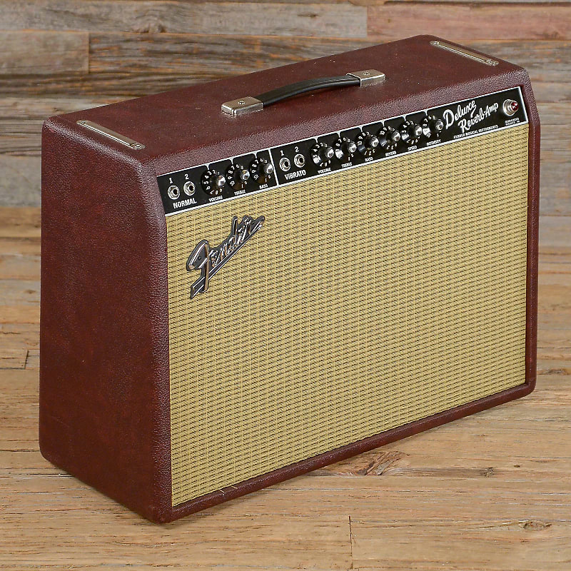 Fender ’65 Deluxe Reverb Reissue FSR Wine Red 1x12 Combo Amp | Reverb