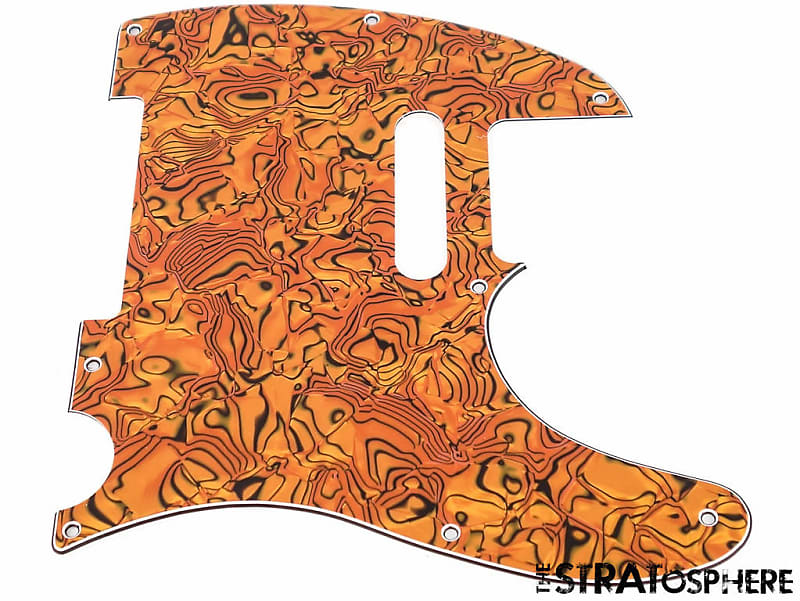 *NEW Gold Abalone Telecaster PICKGUARD for Fender USA | Reverb