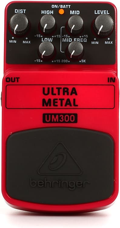 Behringer UM300 Ultra Metal Distortion Pedal | Reverb