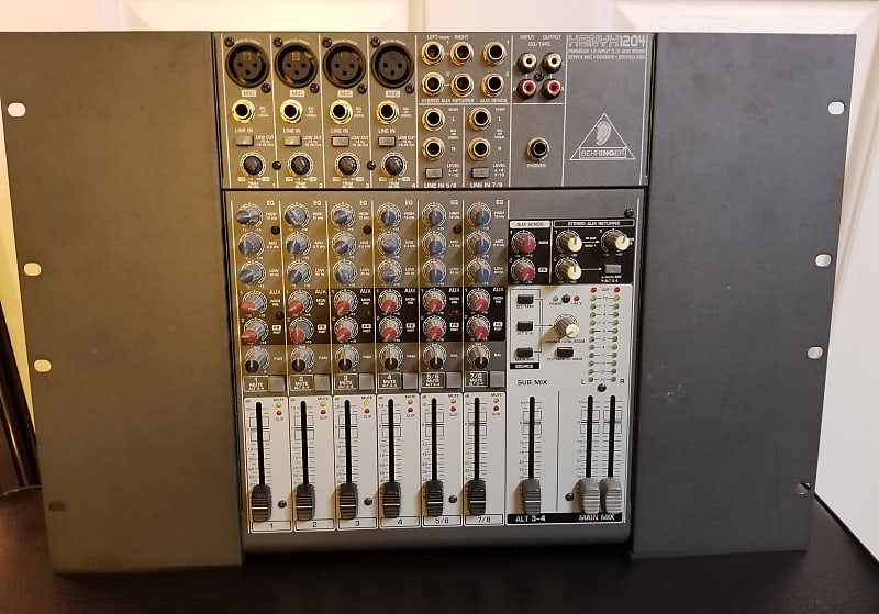 Behringer Xenyx 1204 12-Input Mixer with Rack Ears | Reverb