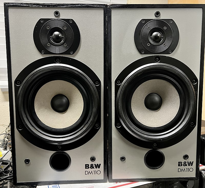 Bowers & Wilkins DM110 Vintage 2-Way Speakers; Tested Made in | Reverb