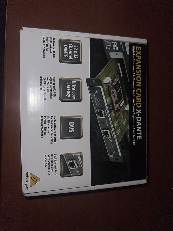 Behringer X-DANTE 32-Channel AD Expansion Card for X32 | Reverb