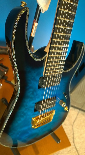 Ibanez Iron label 7 string RGIX27FEQM-SBS | Reverb