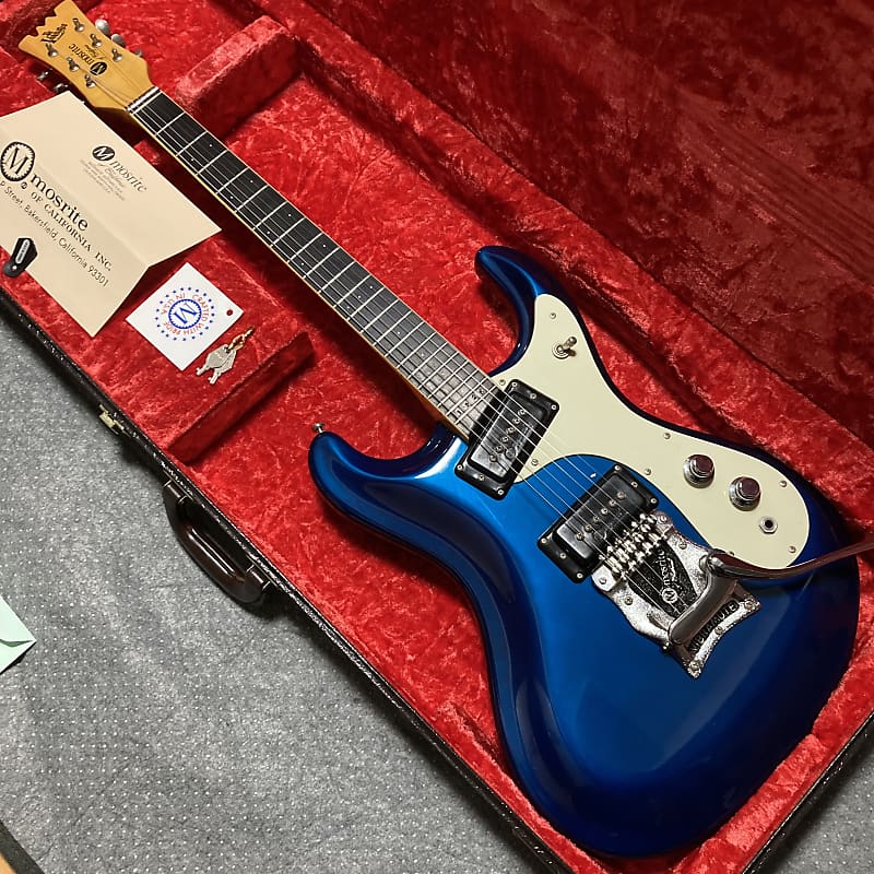 Mosrite The Ventures 1965 Model Reissue Ink Blue | Reverb Deutschland