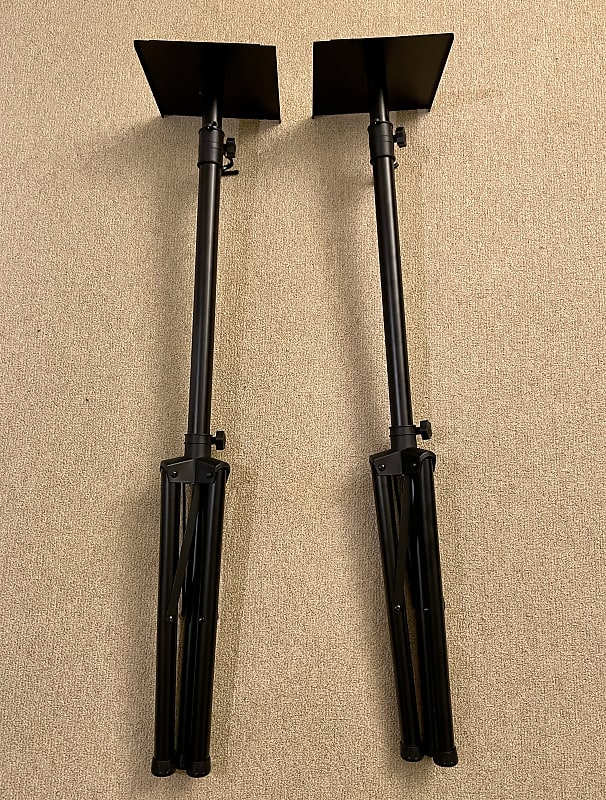 Pyle Dual studio monitor stands 2021 Black | Reverb