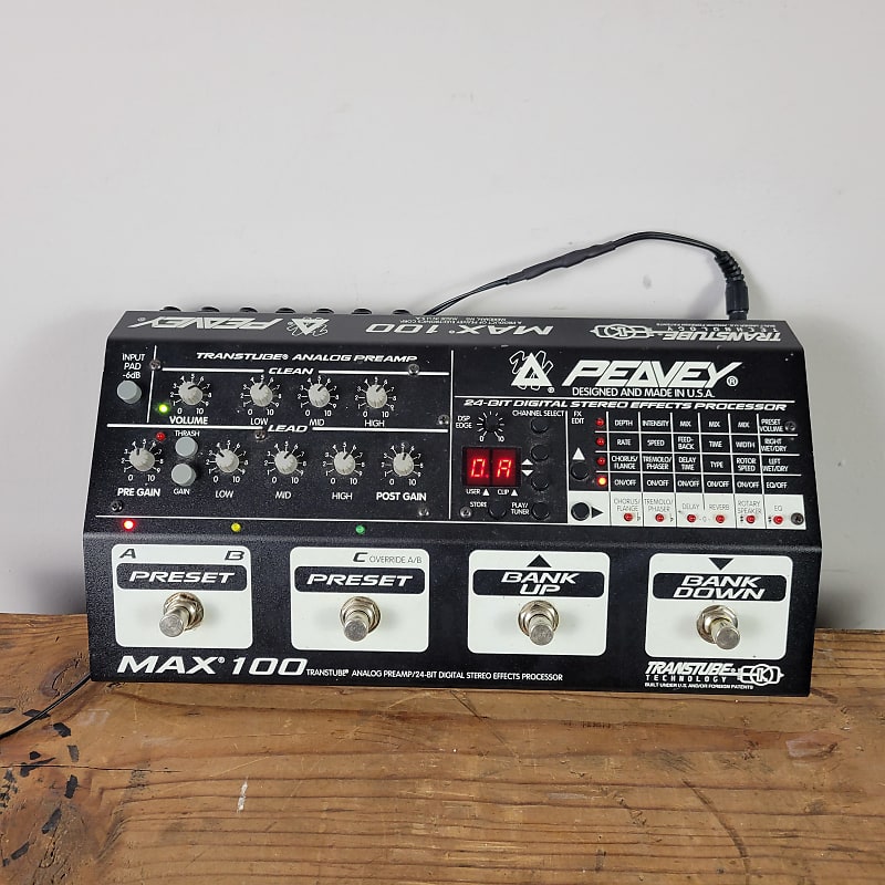 Peavey Max 100 Transtube Analog Preamp/24-Bit Stereo Effect | Reverb