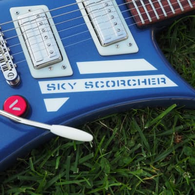Motander Guitars Sky Scorcher 2022 Blue Metal Flake | Reverb