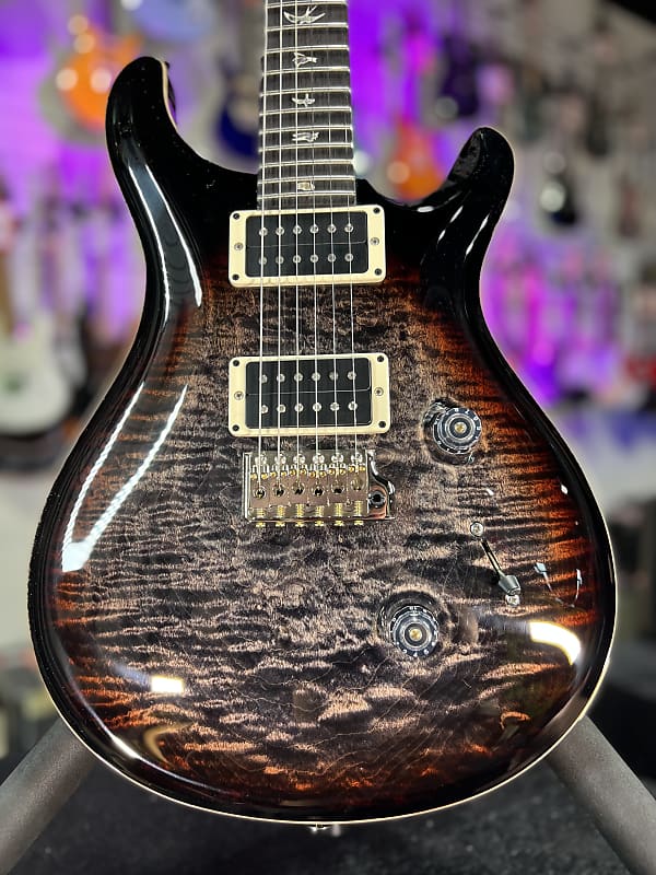 PRS Custom 24 2022 Custom Color - Charcoal Tri Color Burst w/ | Reverb