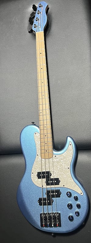 Alien Audio Lunar Bass Idk Glossy Medal-Flake Blue | Reverb