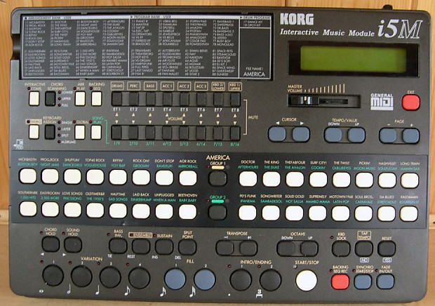 Vintage Korg i5M Interactive Music Midi Module Synth Drum | Reverb