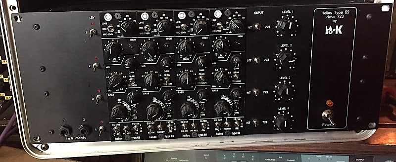 Rare vintage Tony Arnold - Helios Type 69 preamp / eq rack | Reverb