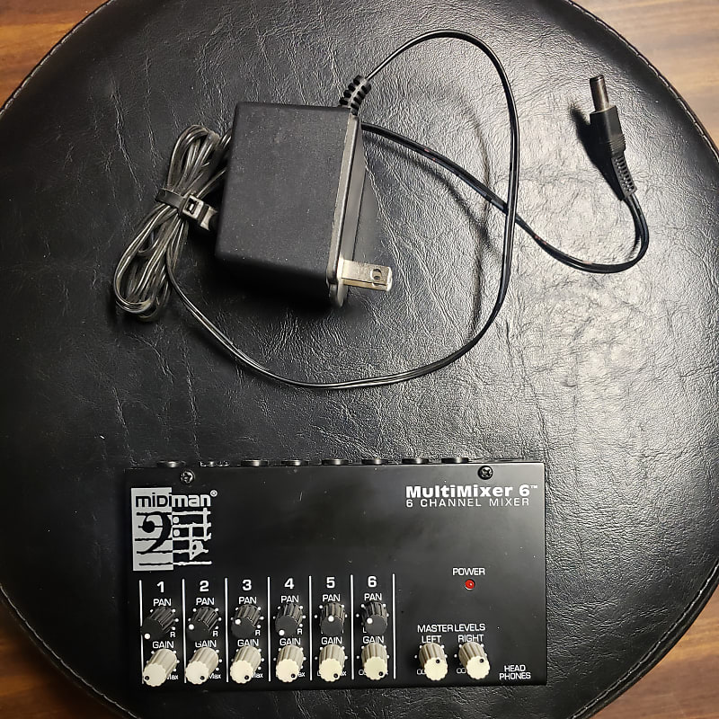 M-Audio Midiman MultiMixer 6 Channel Mixer | Reverb