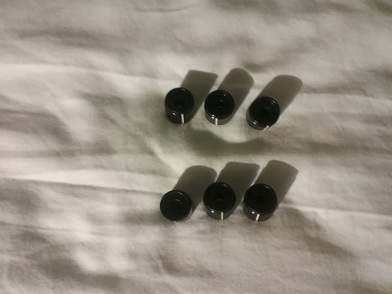 Pedulla Aluminum knobs 2000's - Black | Reverb