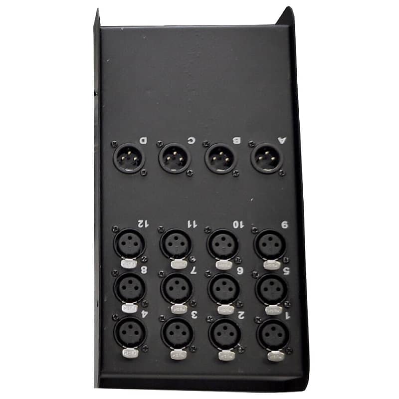 12x4 Channel XLR Low Profile Circuit Board Snake Cable - 50 | Reverb