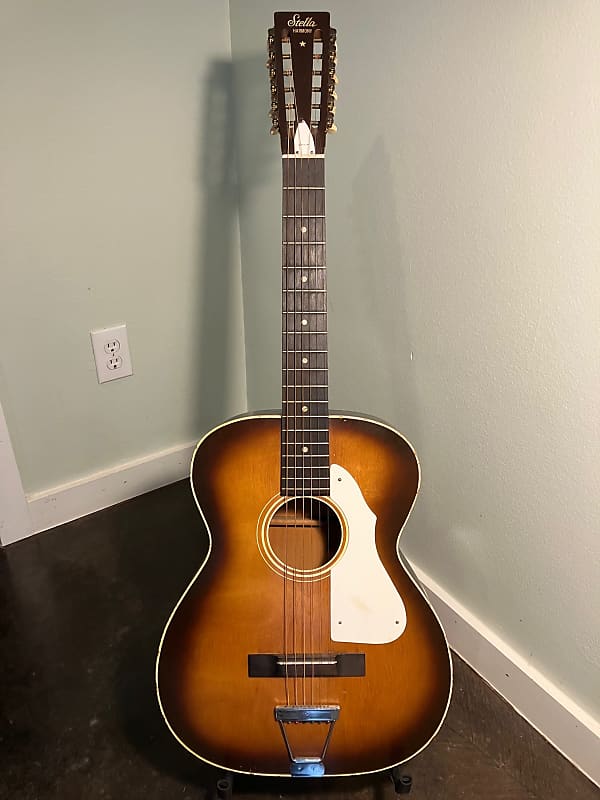 Harmony Stella H912 1967 - Sunburst | Reverb