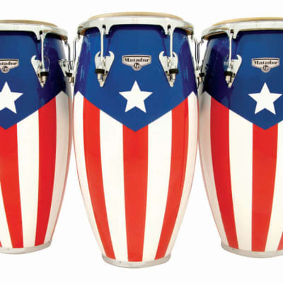 Latin Percussion 11 3/4" Matador Puerto Rican Heritage Conga | Reverb