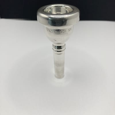 [C] Bach 12C Trombone Mouthpiece Small Shank Silver Plated | Reverb