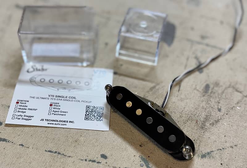Suhr V70 Strat Style Pickup - 2024 - Black - Neck Position | Reverb