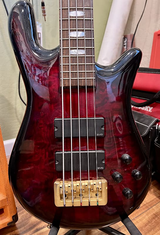 Spector NS5-CRFM 1999 Black Cherry | Reverb