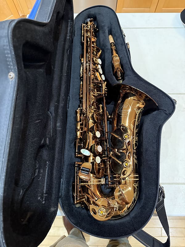 Phil Barone Honey Gold-Lacquer Vintage Alto Saxophone w/ BAM | Reverb