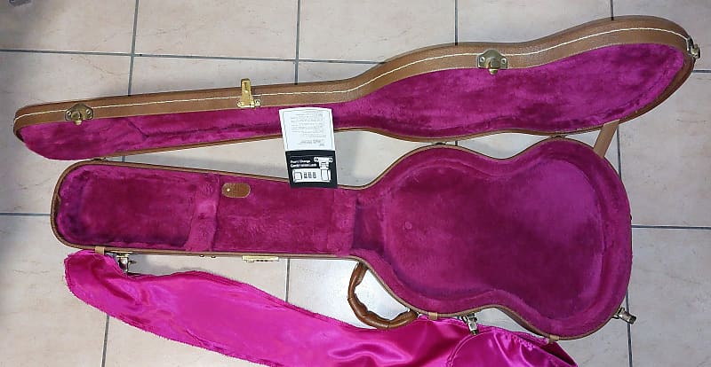Gibson SG Brown/Pink Case Vintage 90s | Reverb
