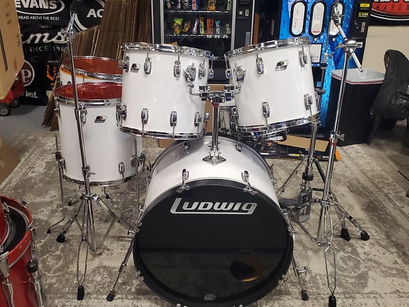 Ludwig Ludwig Rocker 80's All Maple 1985 - White Cortex | Reverb