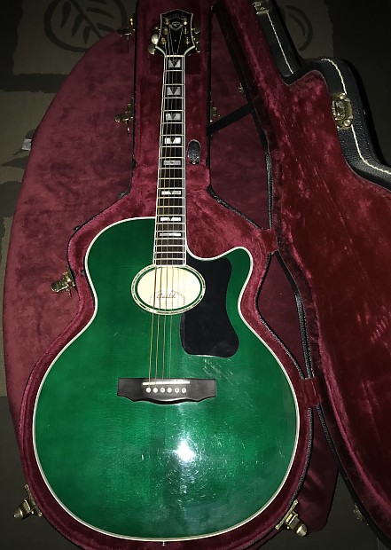 Guild F-65CE Acoustic/Electric - Emerald Green | Reverb