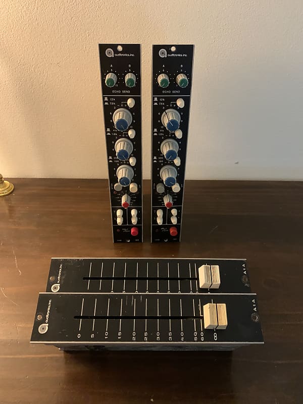 Auditronics Grandson 110 Mic Pre/EQ + Faders (Pair) | Reverb