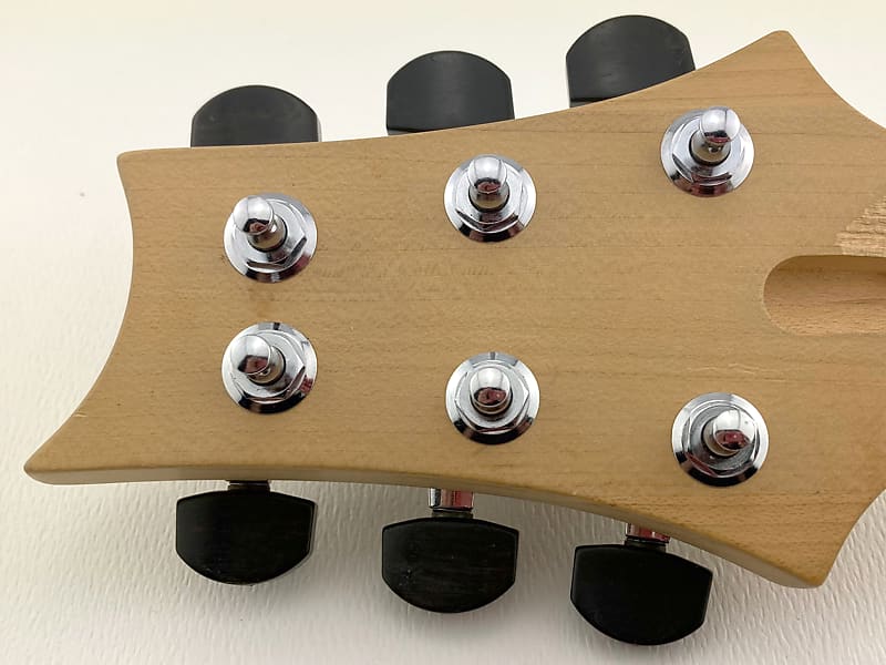 PRS Non-locking Tuners with Ebony Buttons (set of 6 w/screws) | Reverb