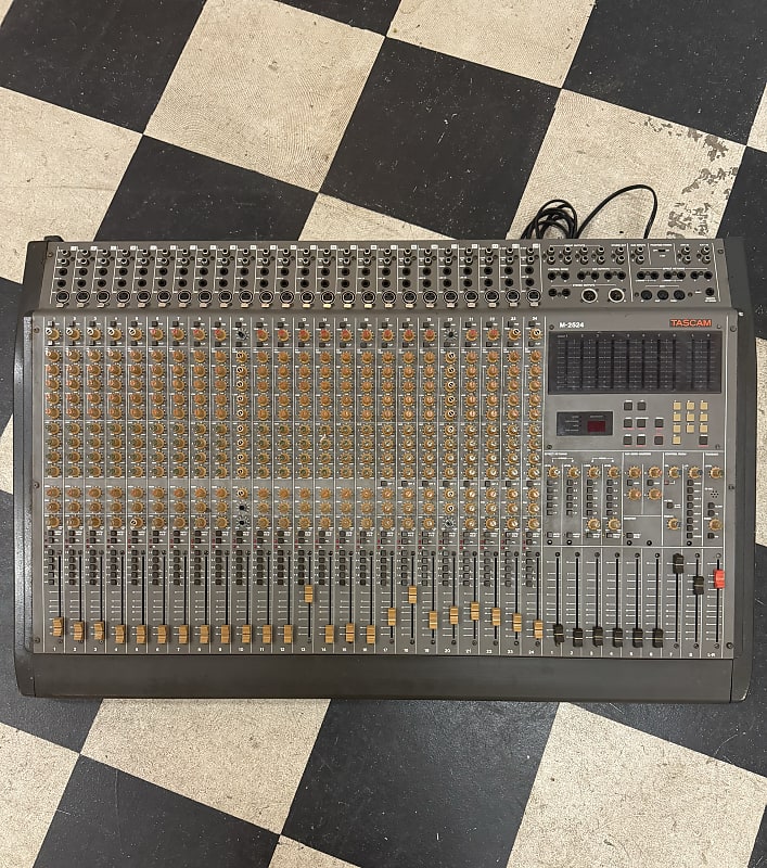 Tascam M-2524 Multitrack Mixer Mixing Console Board | Reverb