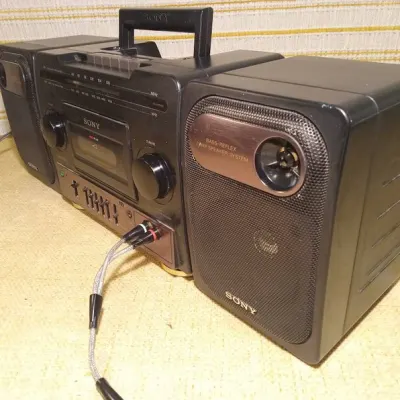 Sony CFS-1030 Boombox Portable Tape Cassette Player Only AUX | Reverb